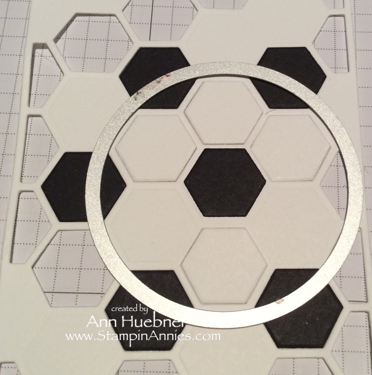 Learn how to make a Soccer Ball for your Soccer Card